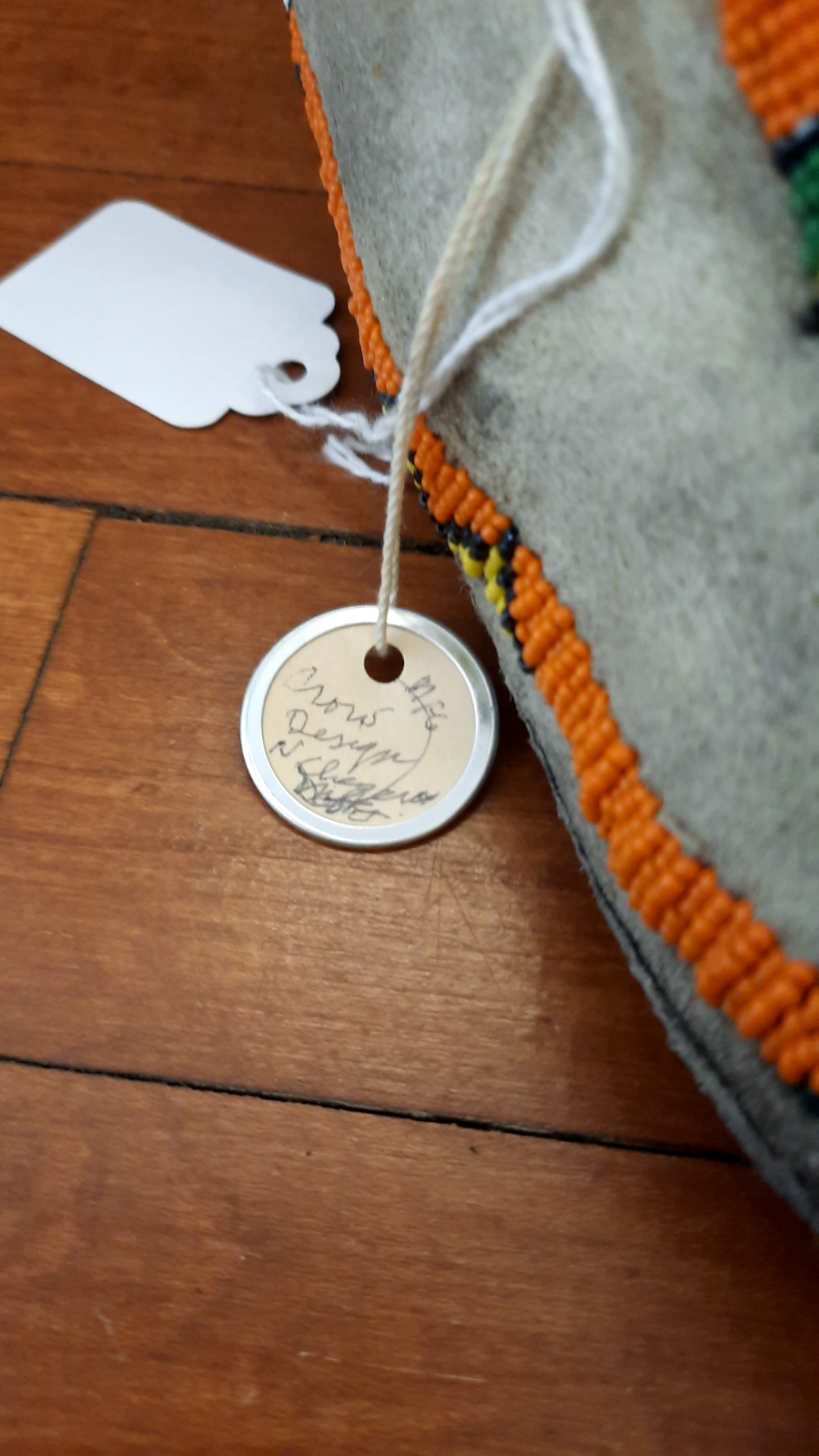 Antique Native American Beaded Crow Moccasins c1900s Keyhole Design ...