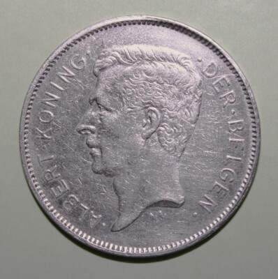 S10 - Belgium 20 Francs (20 Frank) 1932 Extremely Fine Large Coin - Der ...