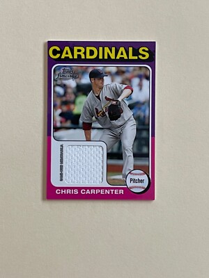 DCC: 2011 Topps Mini Lineage Chris Carpenter #75R-CC St Louis Cardinals ...