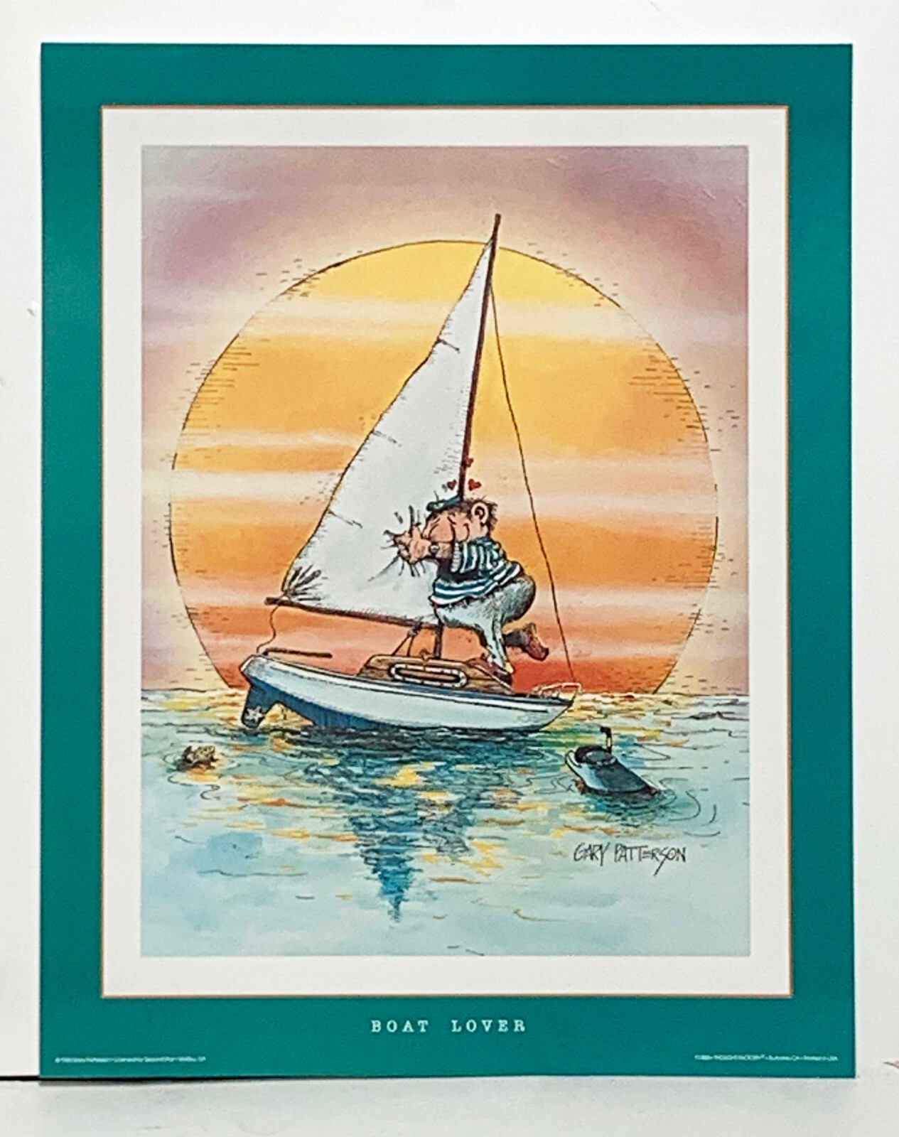 Boat Lover, Gary Patterson Poster, 1986 reproduction print | eBay