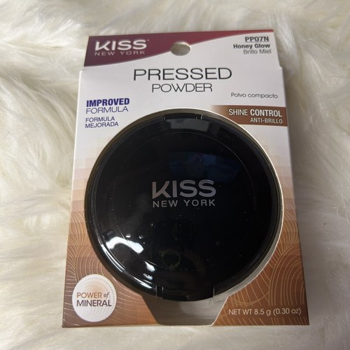 Kiss New York Pressed Powder Shine Control PP07N Honey Glow | eBay