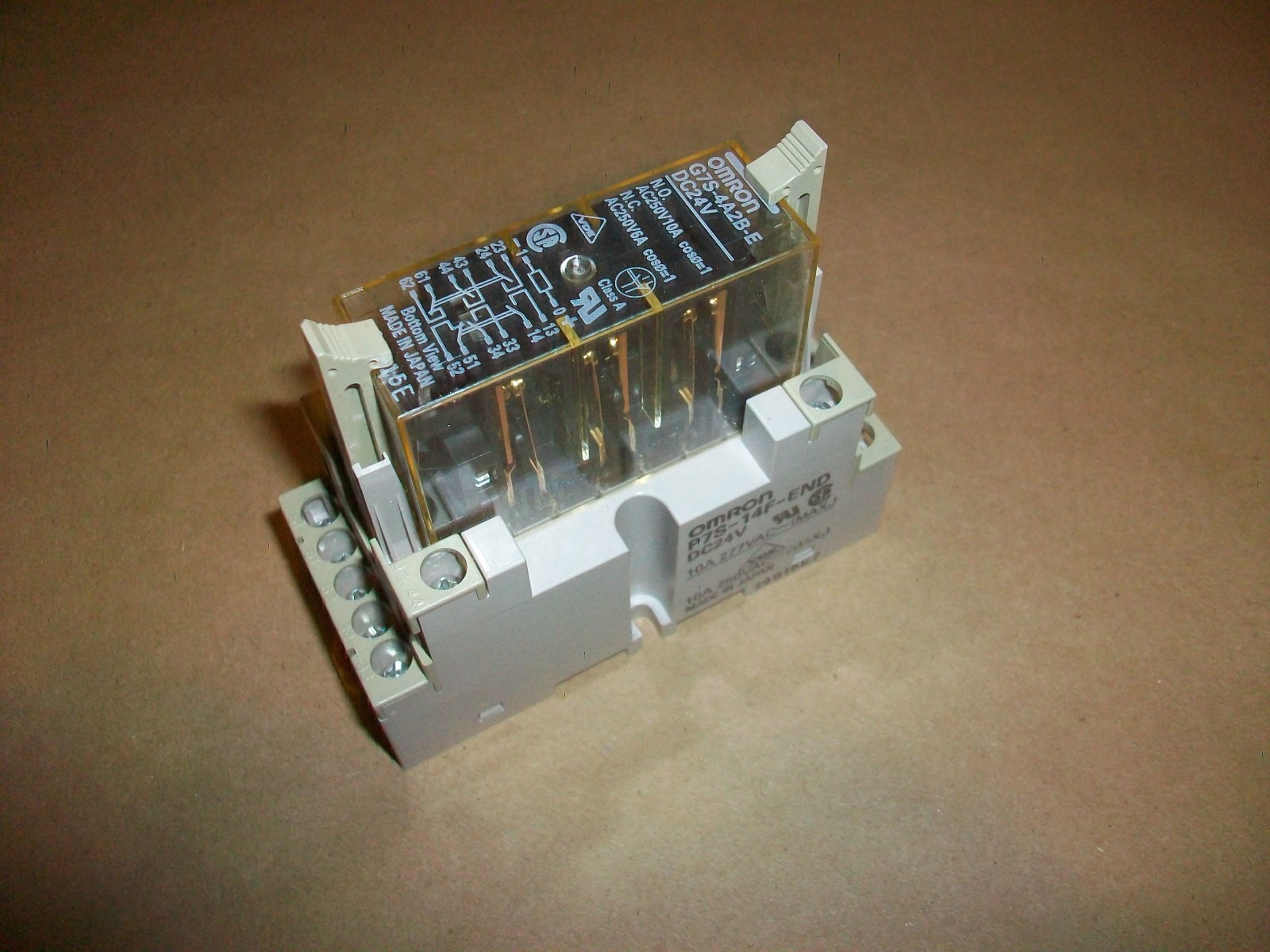 Omron 6 Pole Relay G7S-4A2B-E 24vdc coil | eBay