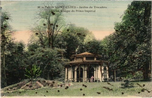 CPA Saint Cloud Jardins du Trocadero Kiosque (1312591) | eBay