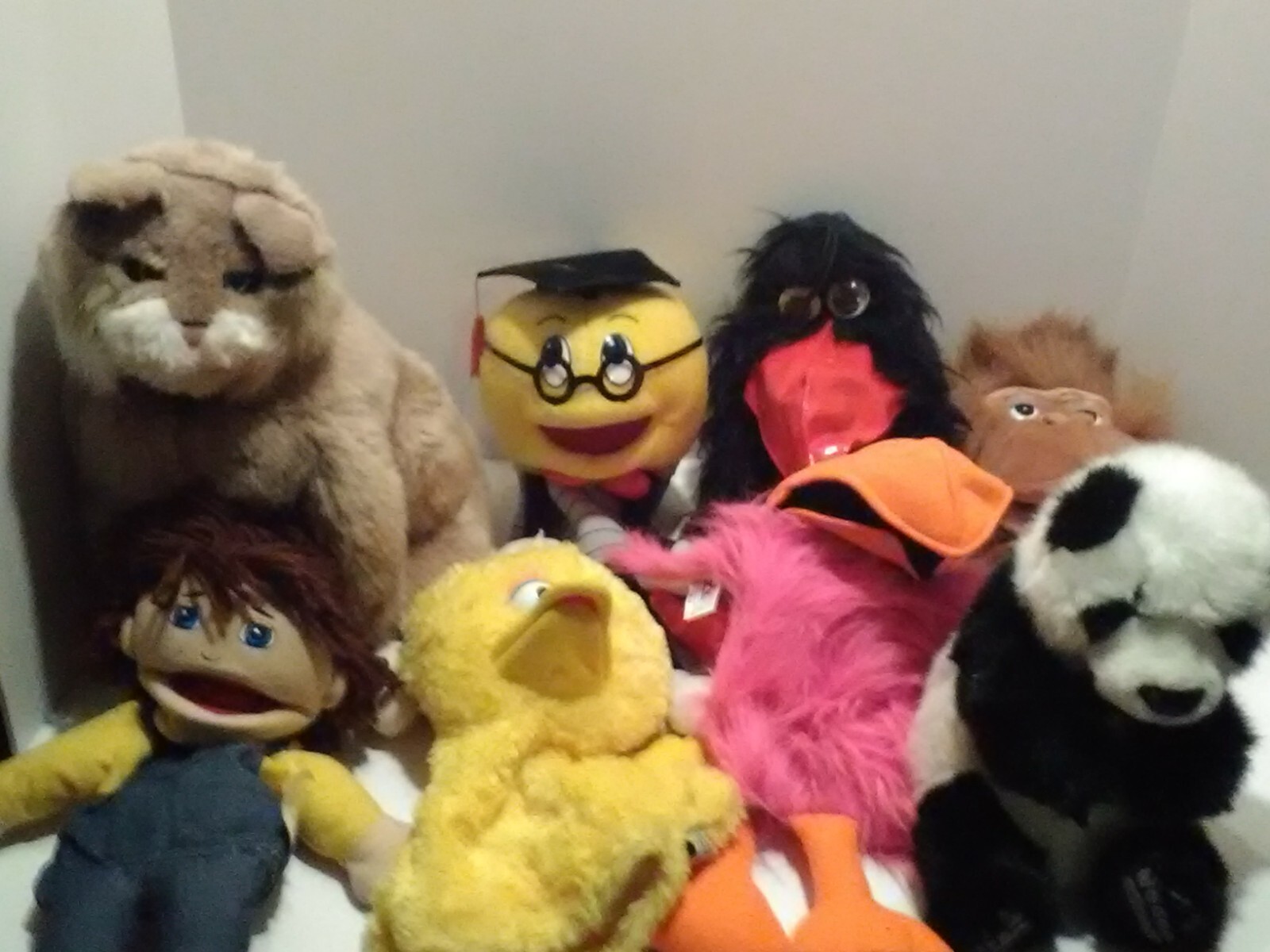 Lot#8 Sesame Street Big Bird Muppet Plush Muppets | eBay