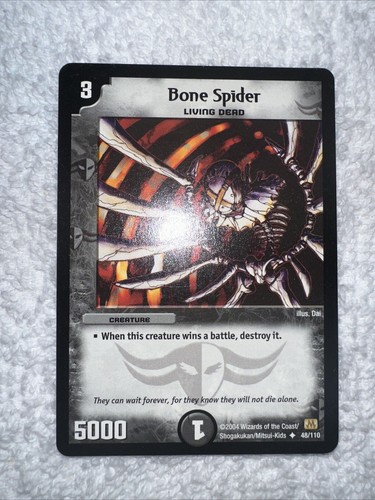 Bone Spider (×4) Duel Masters DM01 Uncommon TCG CCG ENGLISH | EX #81 ...