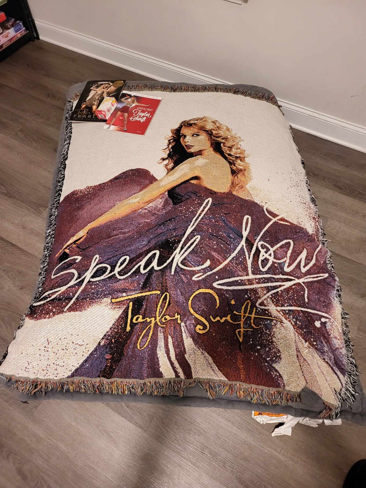 Taylor Swift Swifty Bundle- Includes Speak Now Tour Woven Throw Blanket ...