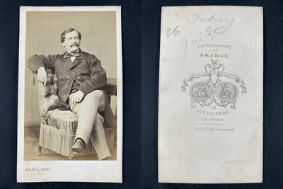 Franck, Paris, Personnalité à identifier Vintage cdv albumen print CDV ...