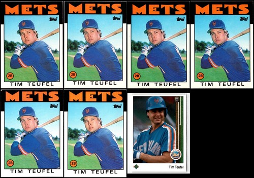 Tim Teufel New York Mets (7) Card Lot - ADD SOME MAGIC TO YOUR ...