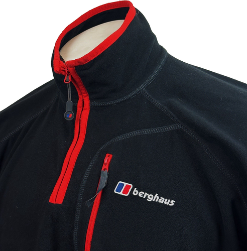 Berghaus | Half Zip Micro Fleece Jacket XXL (Black) Outdoors Mountains ...