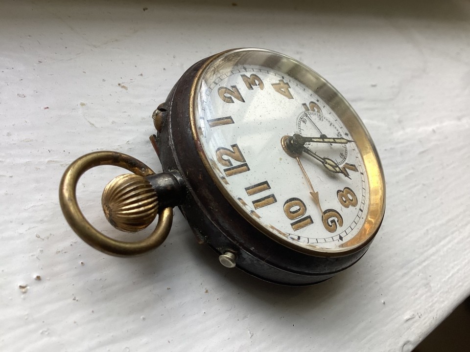 original ww2 wartime ww1 7 jewel swiss made watch broad arrow marked ...