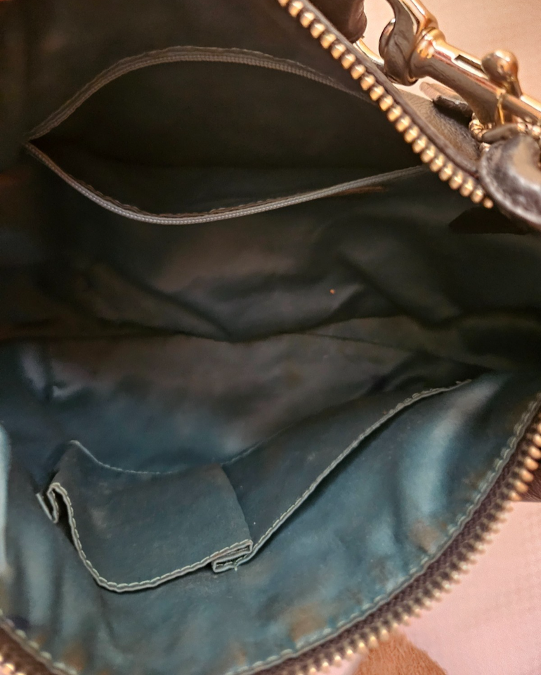 Women s COACH Avery Hobo Bag/ Black Pebbled Leather/ Leather Tassel ...