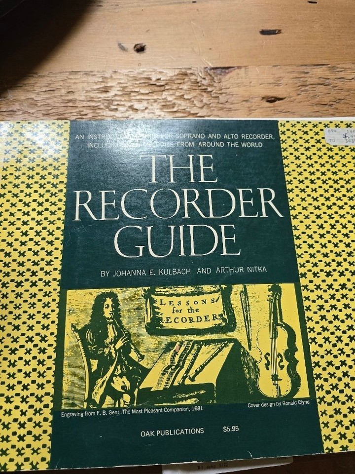 VINTAGE HOHNER F-ALTO RECORDER WITH INSTRUCTIONS AND MUSIC BOOK | eBay