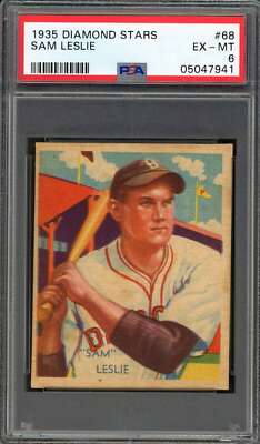 1935 Diamond Stars 68 Sam Leslie PSA 6 | eBay