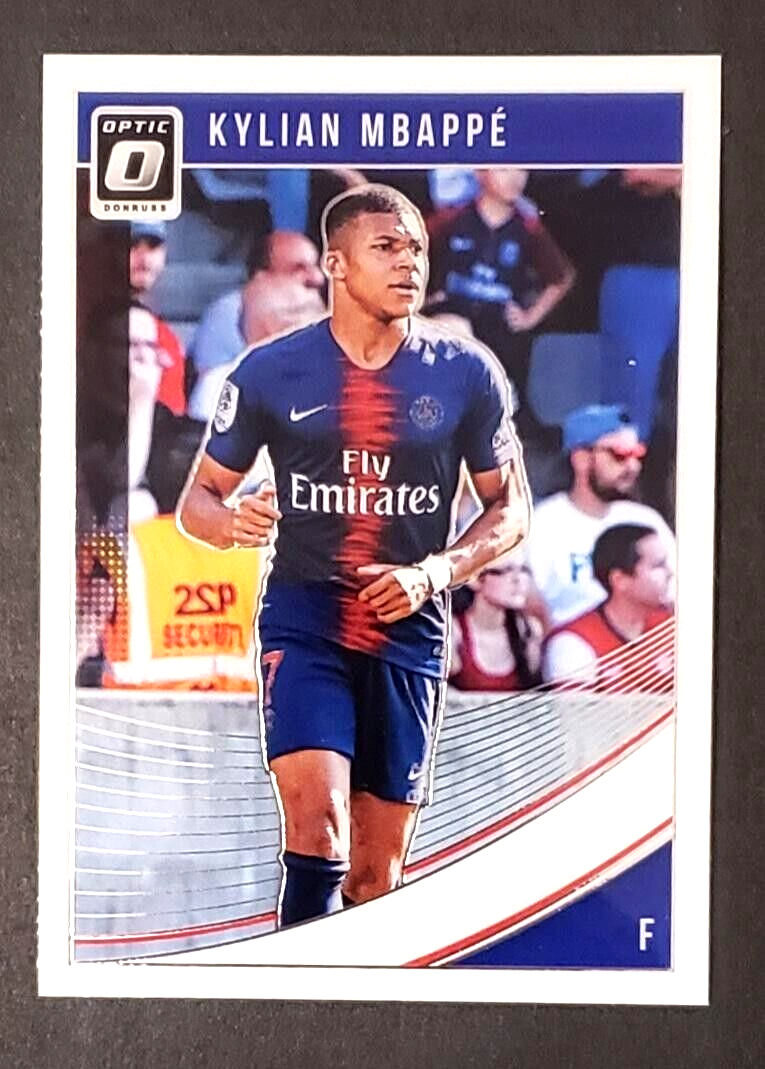 Kylian Mbappe 2018-19 Donruss Optic #53 Rookie RC PSG France NM or ...