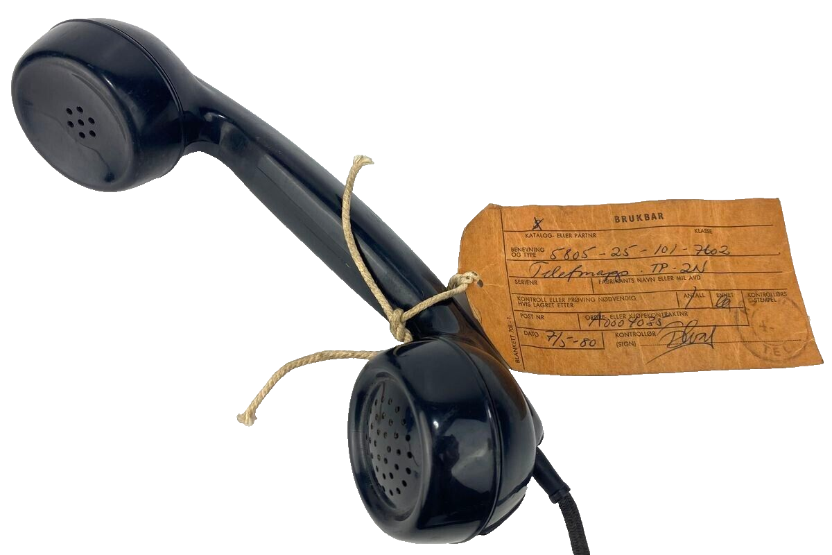 Vintage military telephone MOD No. 1/163 Swedish army SURPLUS | eBay