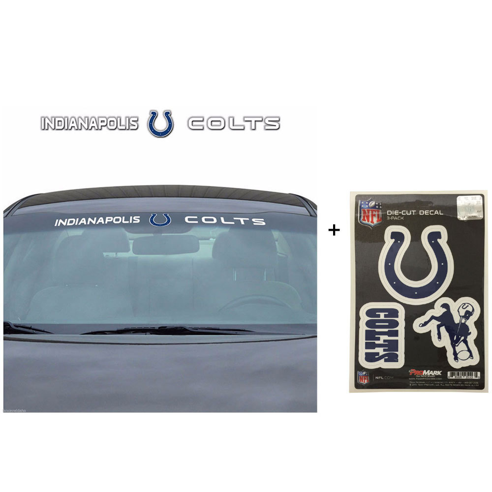 NFL Indianapolis Colts Car Truck Suv Windshield Decal Sticker with ...
