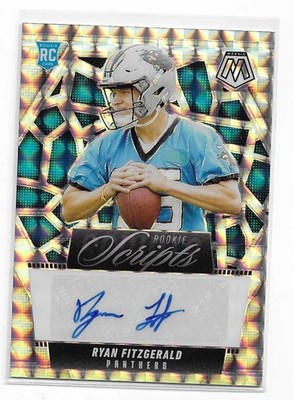2025 Panini Mosaic #RS-RFD Ryan Fitzgerald Silver Prizm Rookie Scripts ...