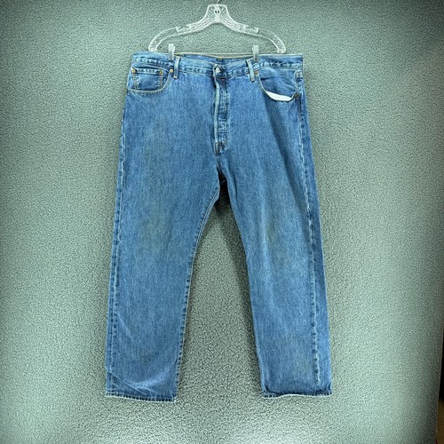 Levis 501 Jeans Mens 42x32 Medium Stonewash 005010193 100% Cotton | eBay