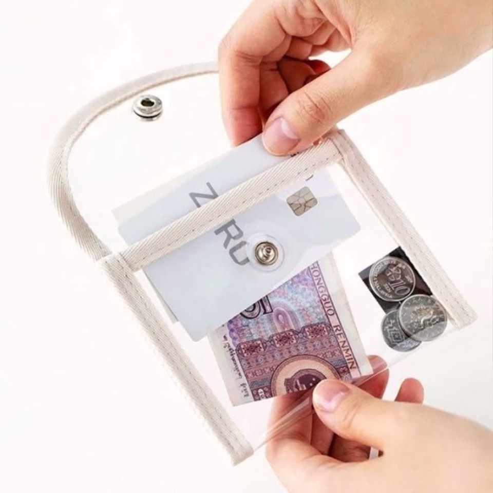 PVC Coin Purse Transparent Mini Wallet NEW Credit Card Bag Women | eBay