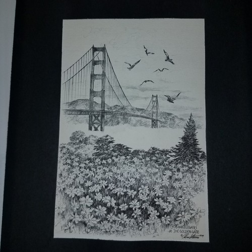 Alec Stern San Francisco Etchings Set Of 2 matted | eBay