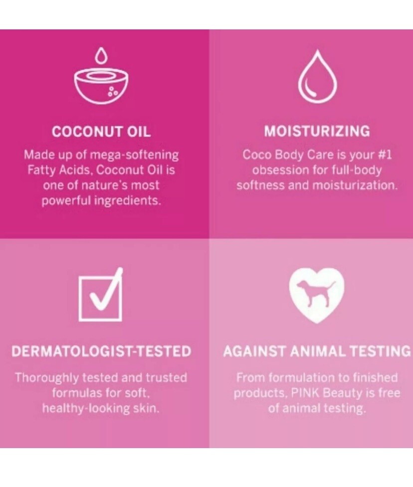 Victoria's Secret PINK Coco SCRUB BODY WASH / CREAM / GEL NEW | eBay