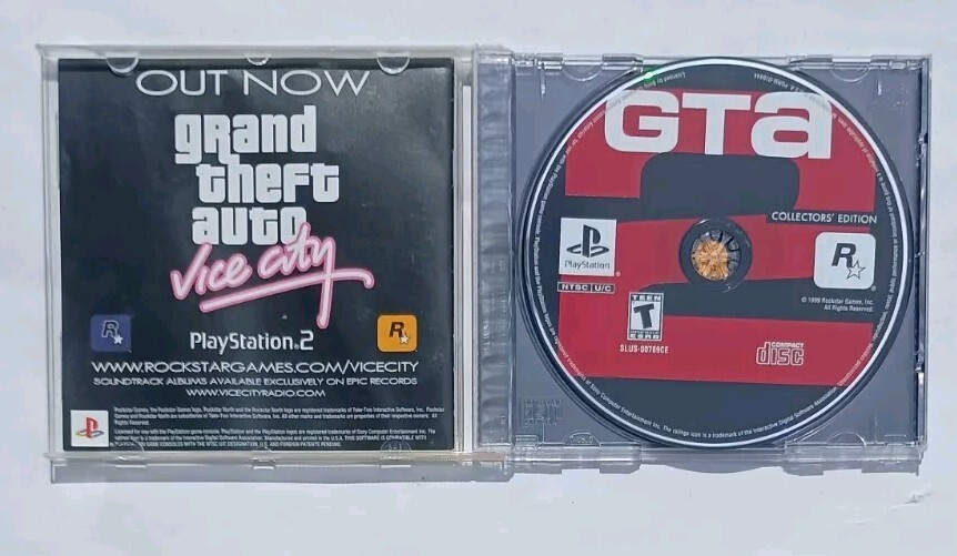 Grand Theft Auto Collectors' Edition GTA Box Lot PlayStation 1 PS1 ...