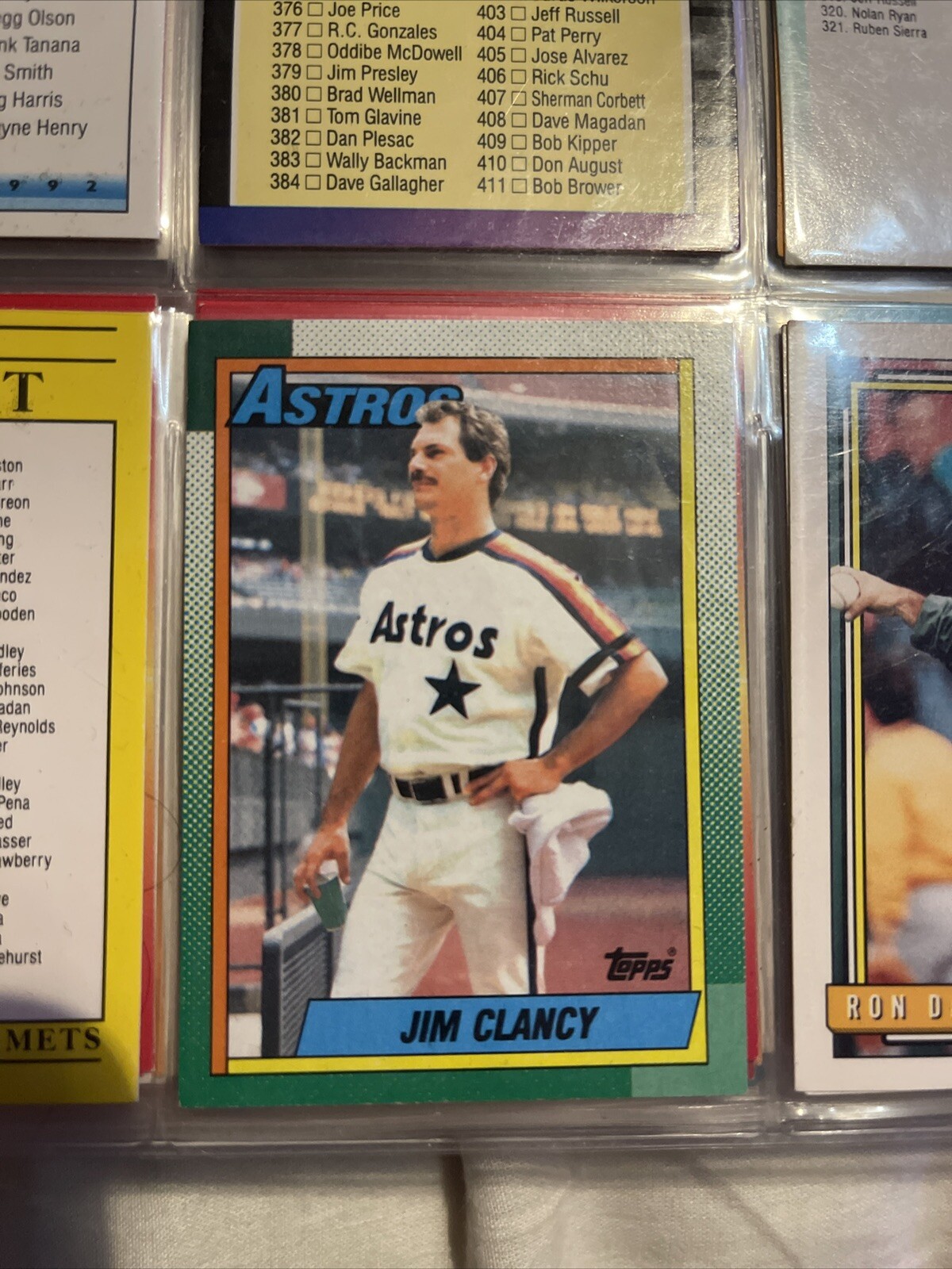 1990 Topps Baseball Card #648 Jim Clancy | eBay