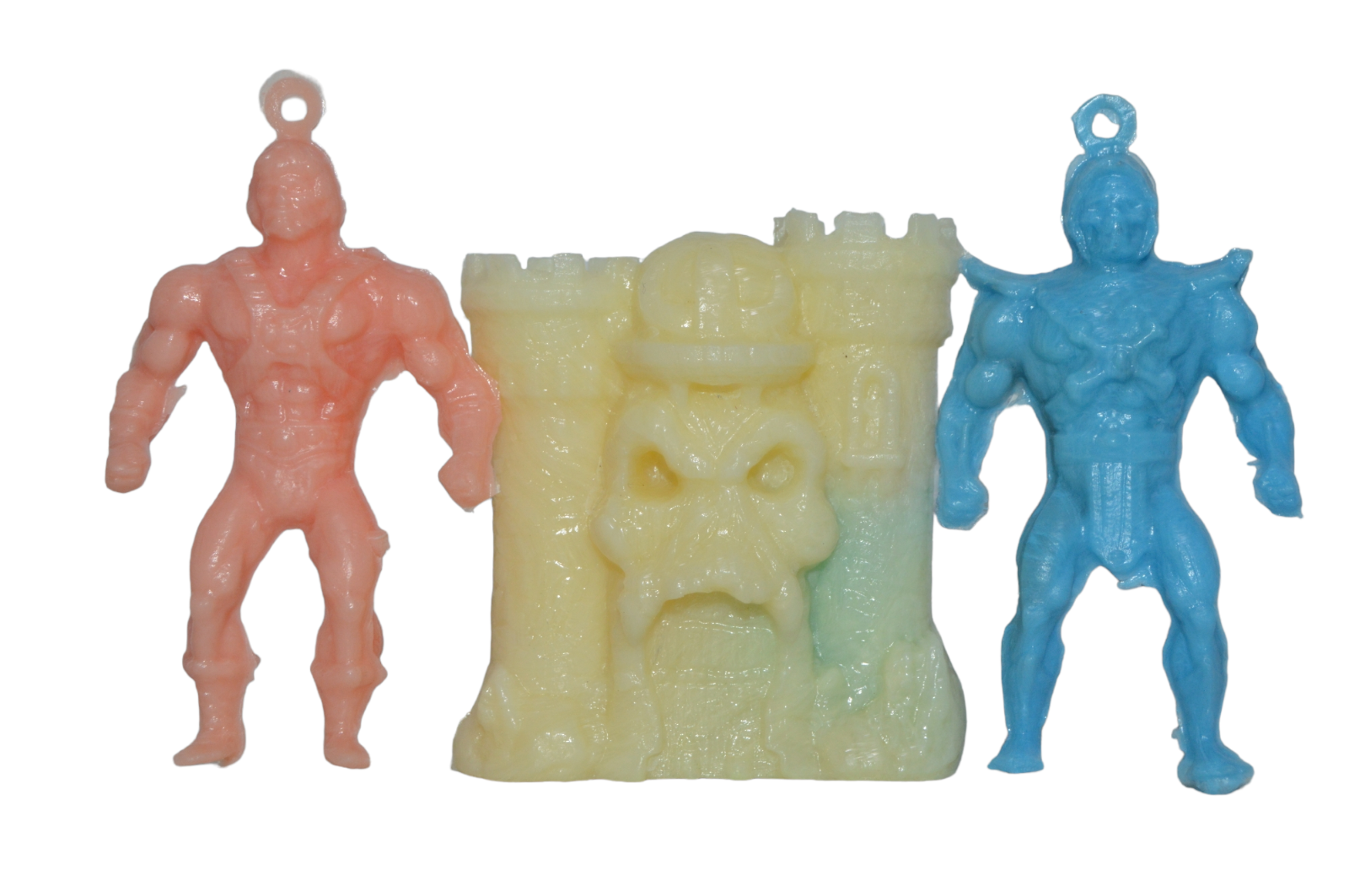 VERY RARE TOY MEXICAN FIGURE BOOTLEG HE-MAN & SKELETOR CASTLE GRAYSKULL ...