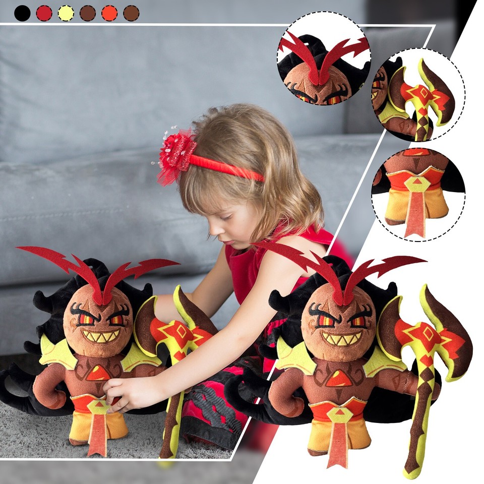 Shadow Milk Cookie Figure Plush Doll Big axe: Kingdom Game Collection ...