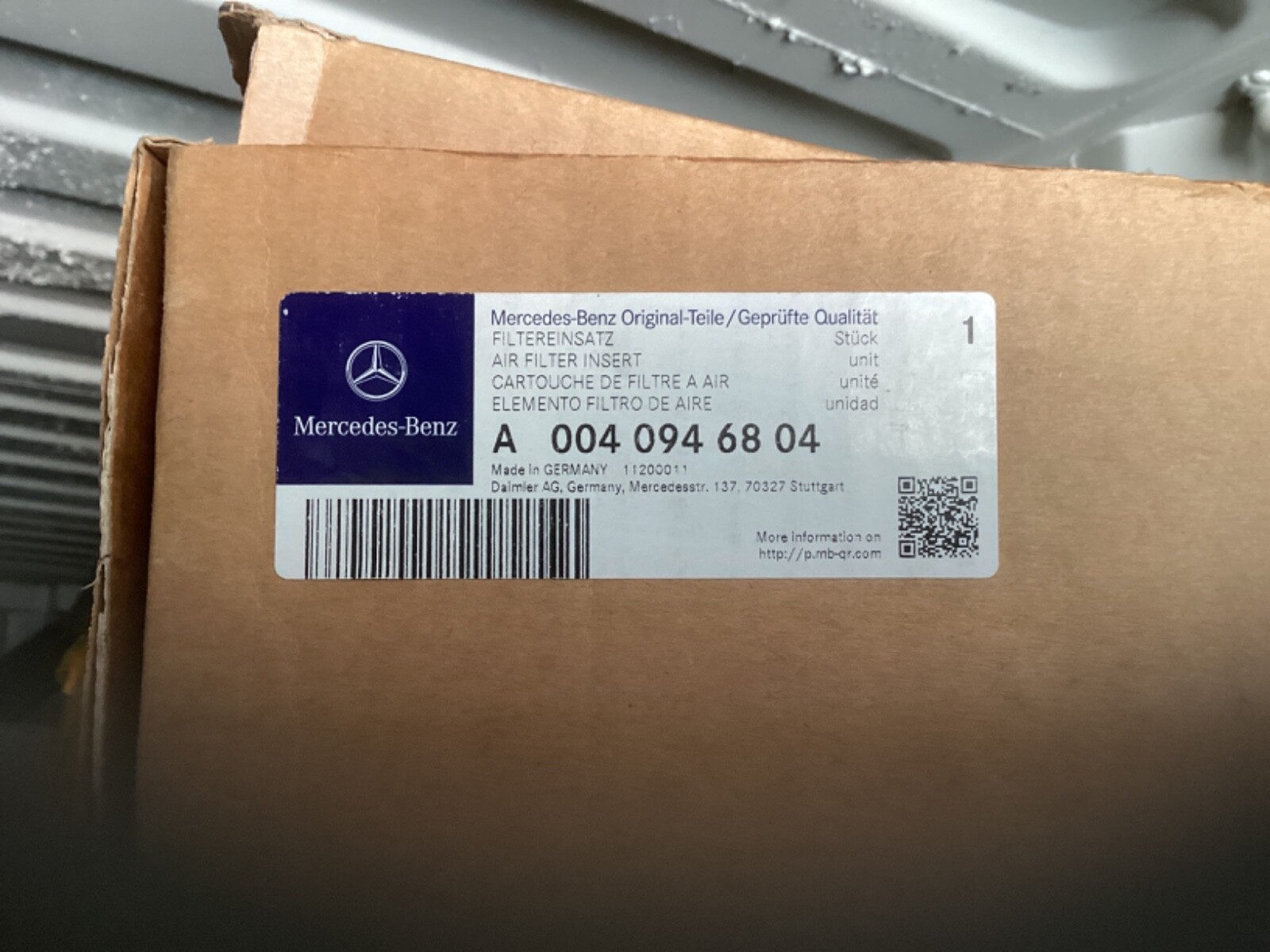 Air Filter, Mercedes Benz, A0040946804 | eBay Australia