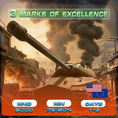 World Of Tanks | 3 Marks Of Excellence | WN8/Win [5000/80] 1-2 days ...