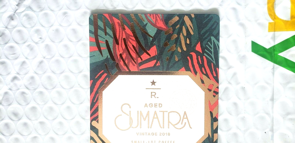 2018 Starbucks Reserve - NRMNT/MINT - Taster Card - Aged Sumatra ...