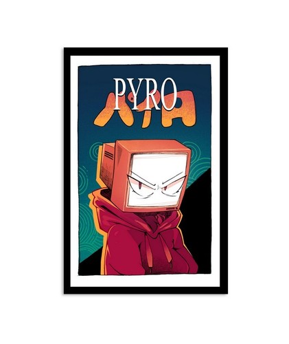 2024 Pyrocynical Red Hoodie Poster | eBay