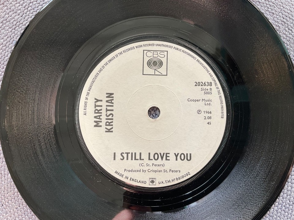 MARTY KRISTIAN "I’LL GIVE YOU LOVE" UK 1966 DEMO PROMO / NORTHERN SOUL ...