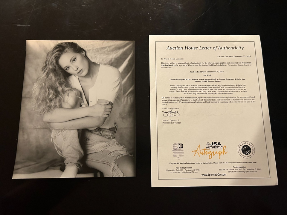 SHARI SHATTUCK actress signed photo JSA Auction Letter | eBay UK