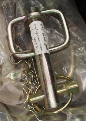 Tractor Drawbar Hitch Pin 3/4" (19 mm) Thickness 3 3/4" (95 mm) Useable ...