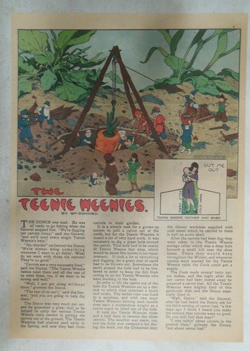 The Teenie Weenies Sunday by Wm. Donahey from 9/14/1941 Size: 11 x15 ...