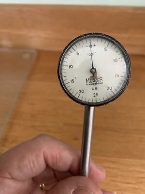 Mercer G91 dial test indicator gauge 001" | eBay