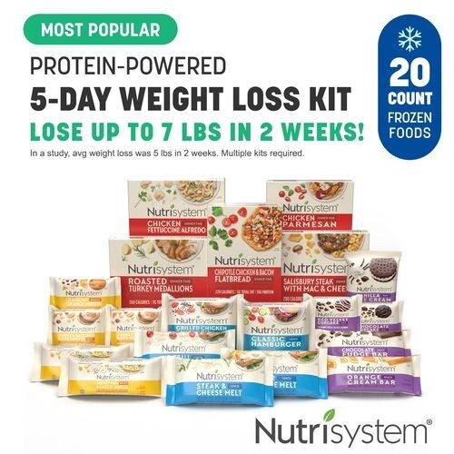 Nutrisystem Frozen 5-Day Protein-Powered Weight Loss Kit, 20 Count | eBay