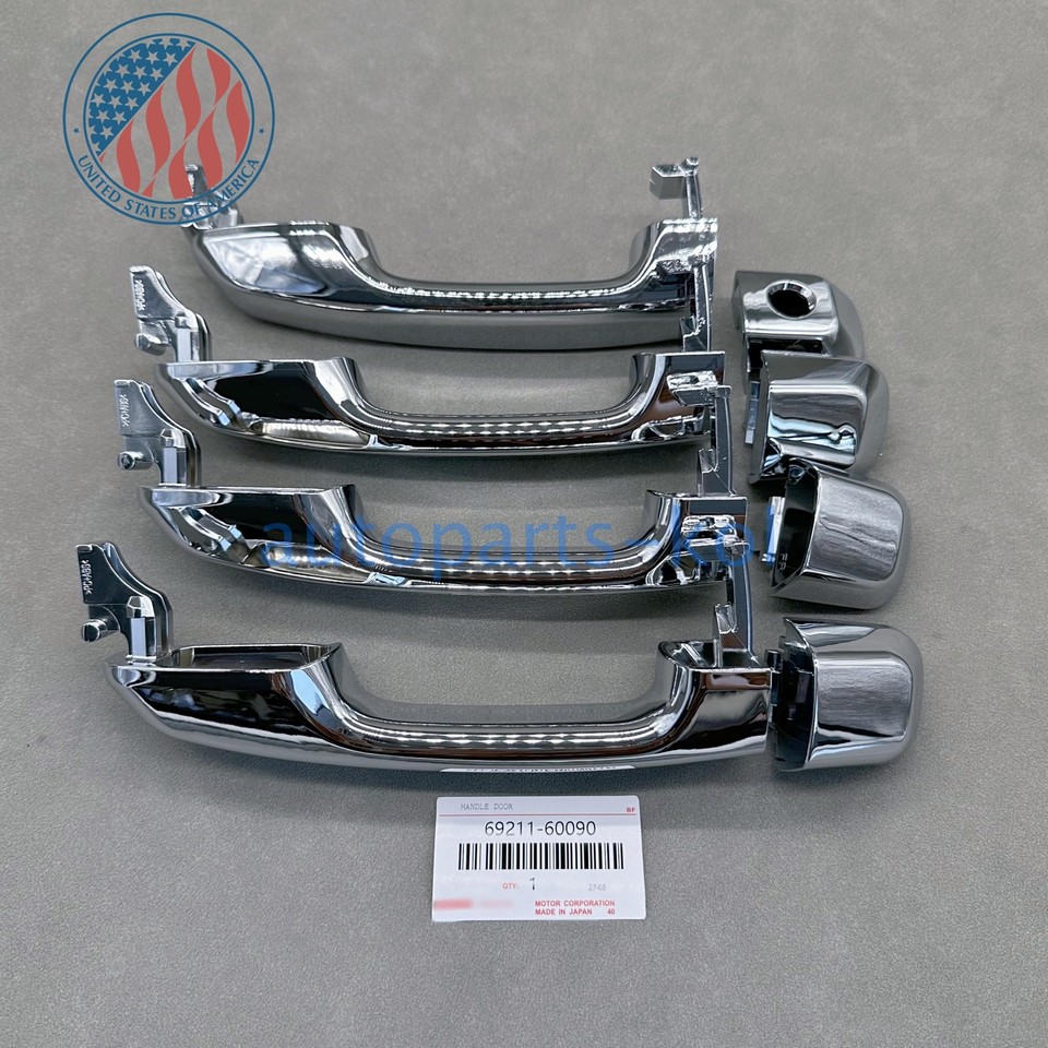 New! For 69211-60090 2010-20 Toyota 4Runner Outside Exterior 4x Set ...