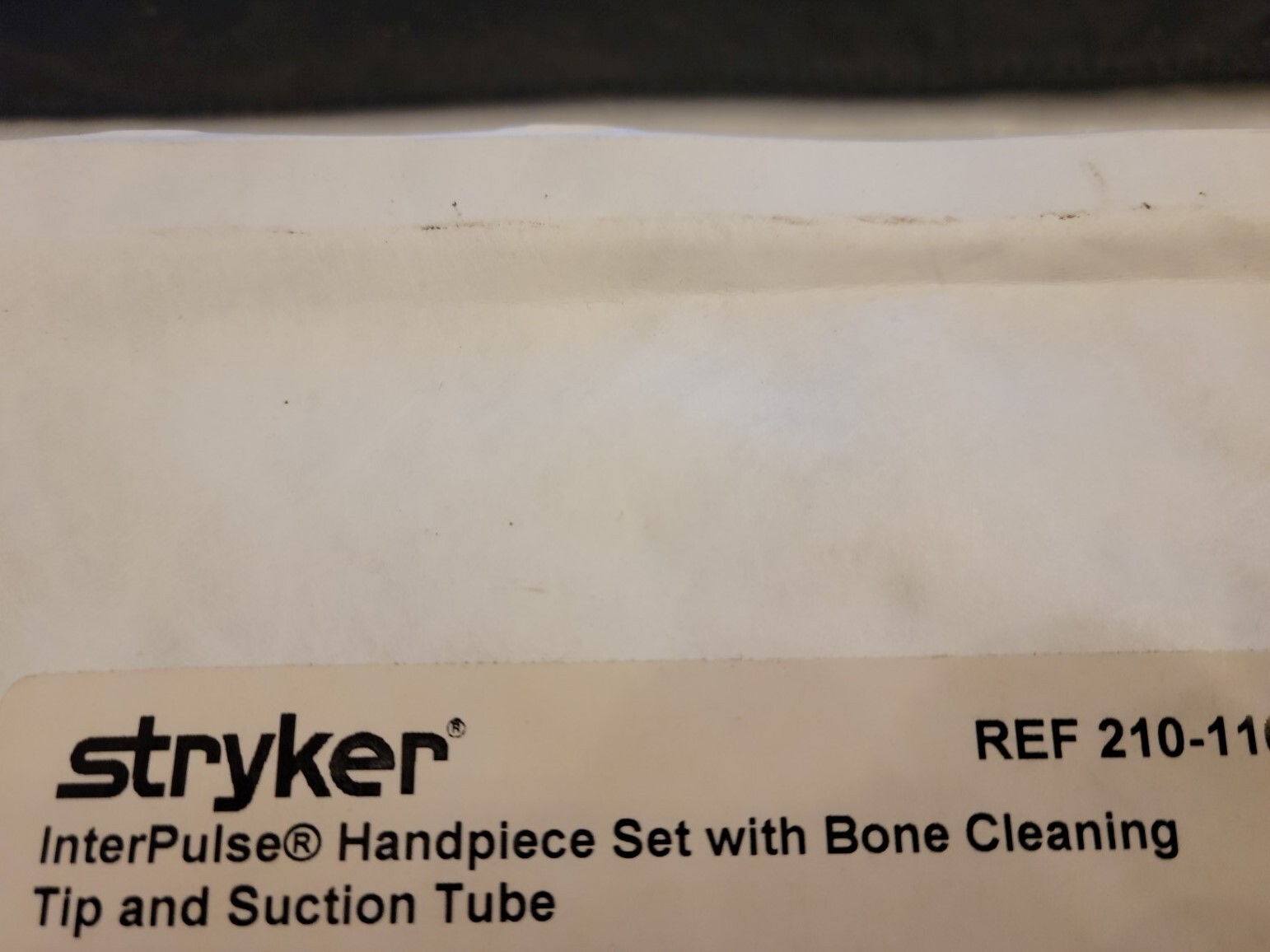 Stryker InterPulse Handpiece Set with Bone Cleaning Tip & Suction Tube ...