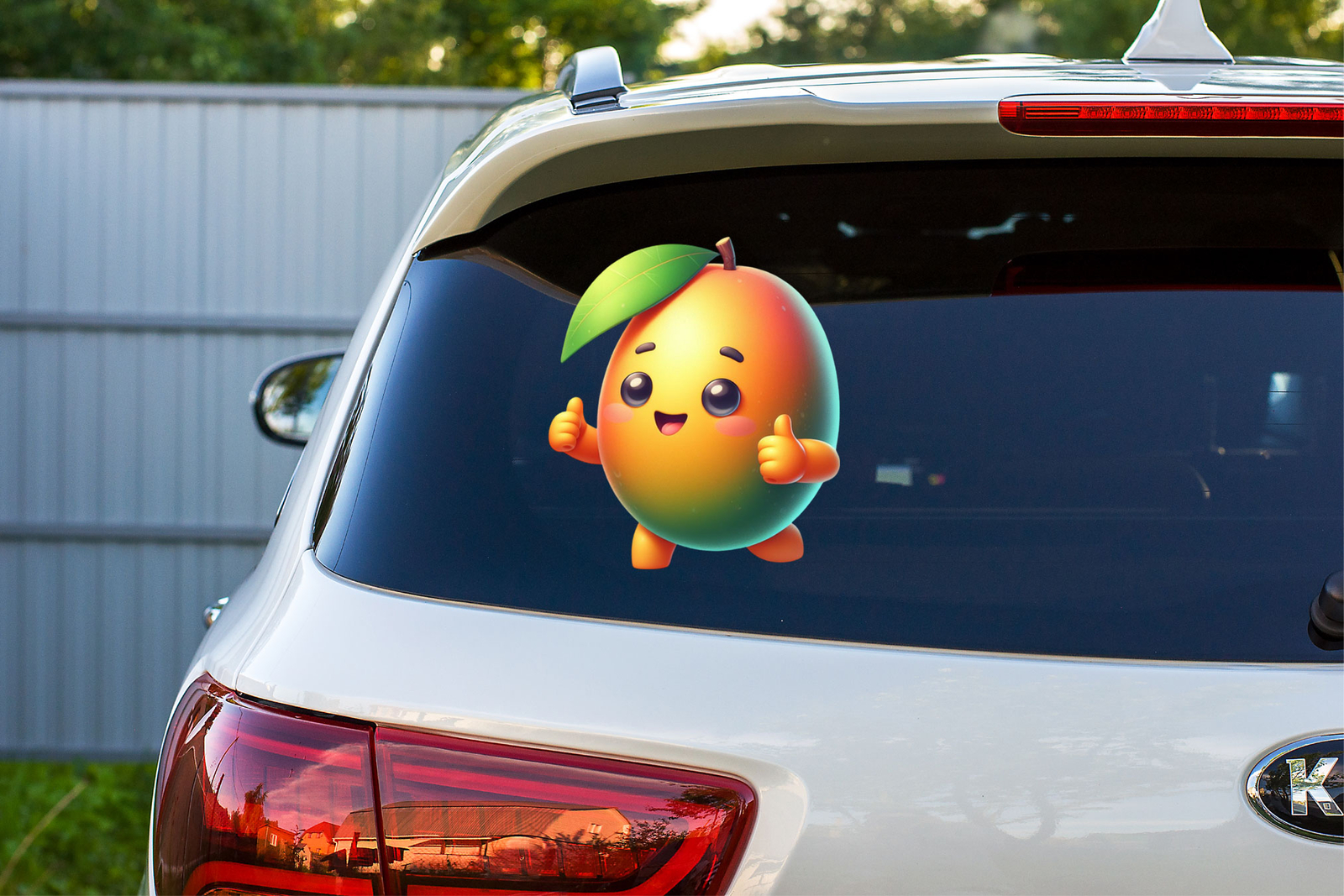 Watercolour Funny Mango Shop Wall Art Bedroom Laptop Decor Vinyl ...