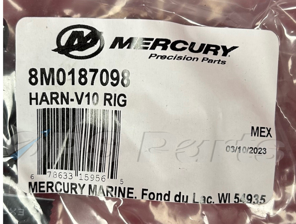 New/OEM Mercury Next Gen Harness - V10 Rig Center - Part# 8M0187098 | eBay