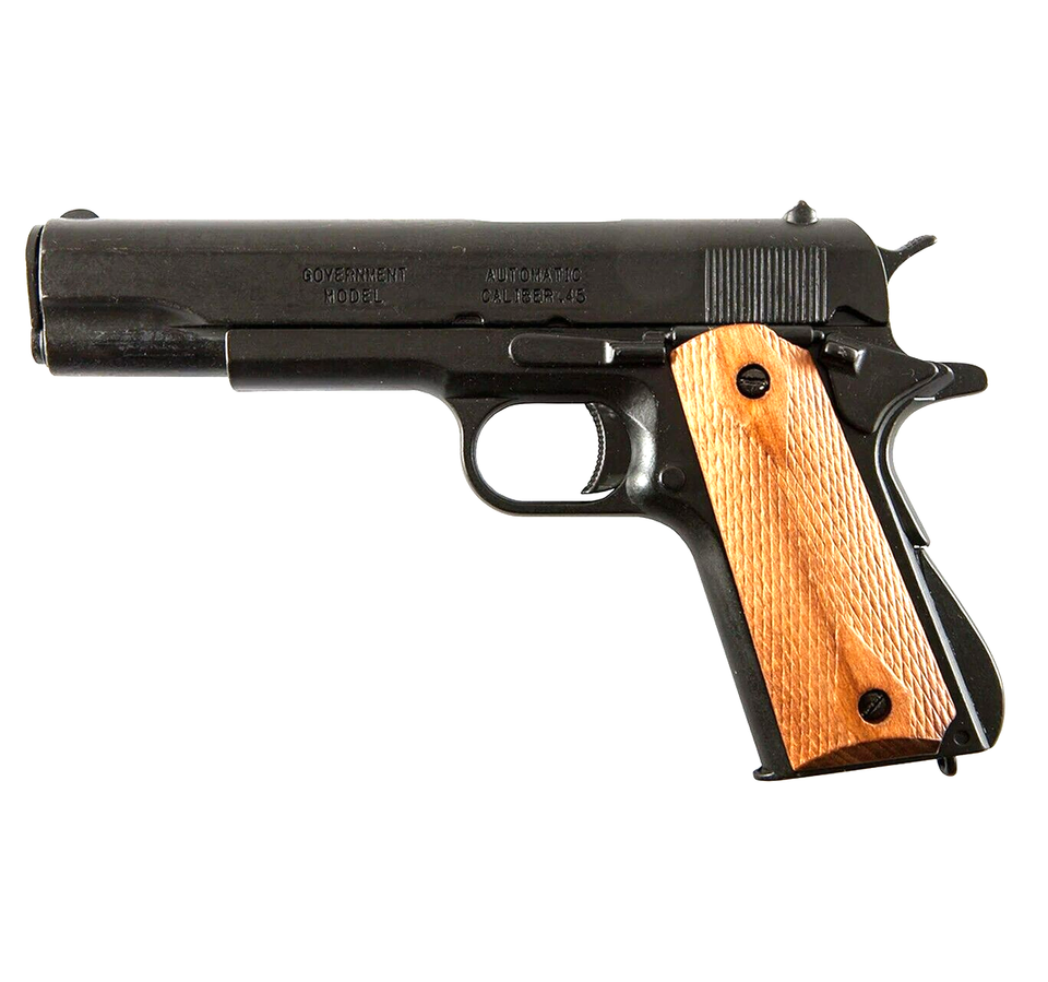 Denix 1911 A1 Non-Firing Full Size Collectible Replica Prop Gun Light ...