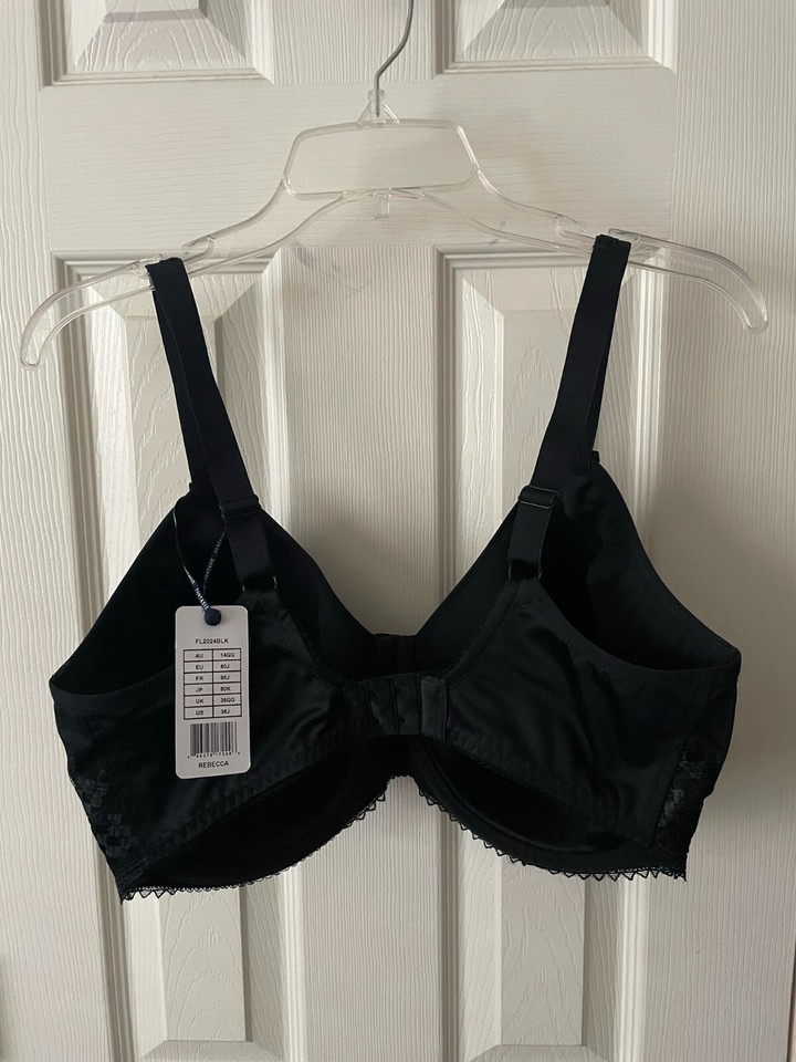 Fantasie Rebecca Molded Spacer Underwire Bra FL2024, 36GG - Black | eBay