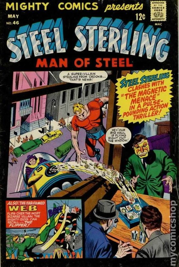 Mighty Comics #46 VG- 3.5 1967 Stock Image Low Grade | eBay