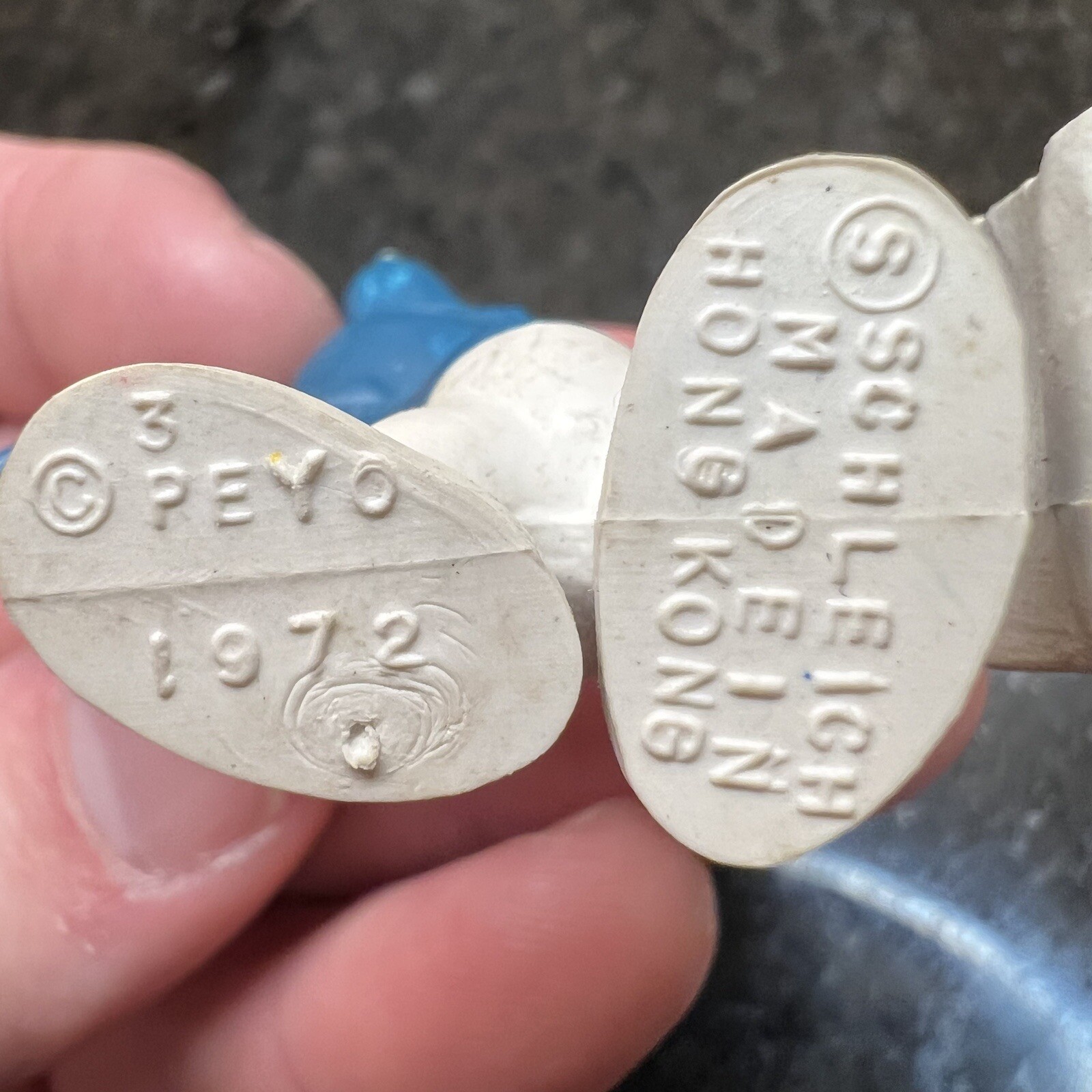 Smurfs 20022 Poet Smurf Writer Feather Pen Rare Vintage Figure PVC Toy ...