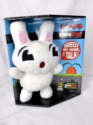 Gamestop Buck The Bunny Mascot Talking Plush Plushie Toy Brand New Rare ...