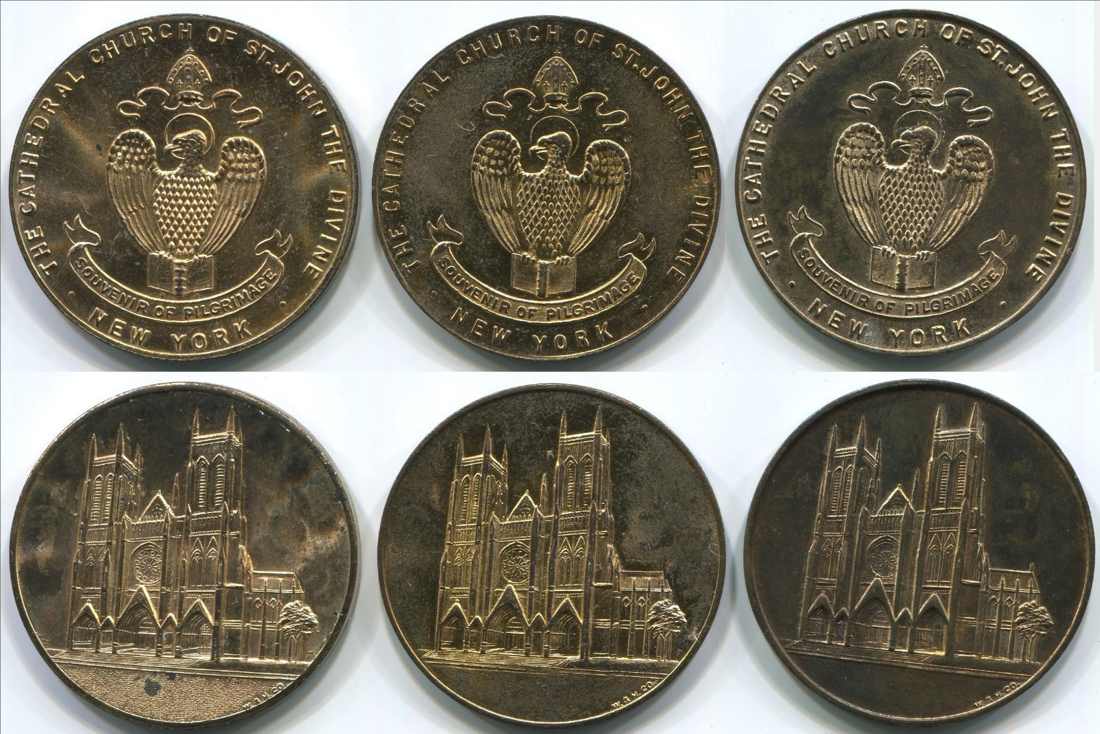 T184 New York Cathedral Church St John The Divine Pilgrimage religious ...