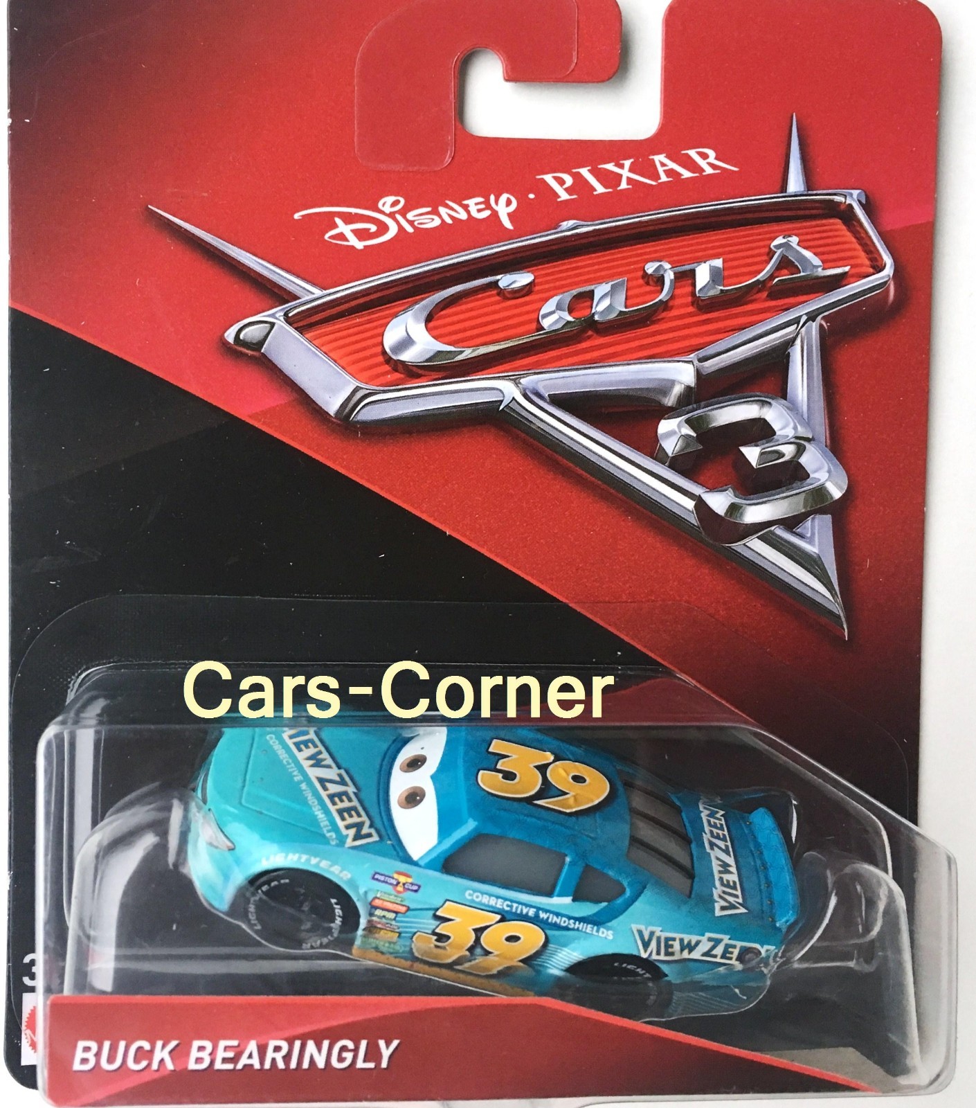 Disney Pixar Cars 3 Buck Bearingly 39 View Zeen Piston Cup Race Car ...